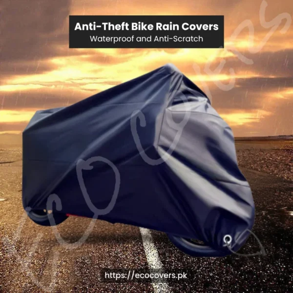 Buy Anti-Theft Bike Rain Cover Online - ECO Covers